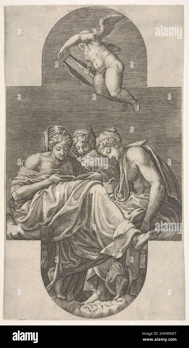 Three muses seated hi-res stock photography and images - Alamy