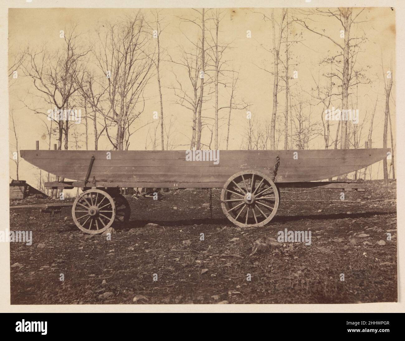 [Detachment of 50th N.Y. Volunteer Engineers, Pontoon Wagon and Saddle ...