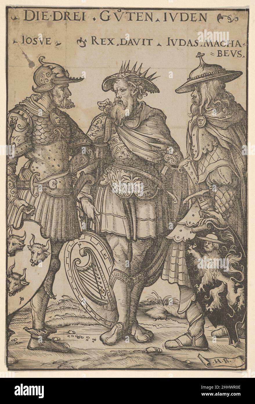 The Three Jewish Heroes (Die Drei Guten Juden), from Heroes and ...