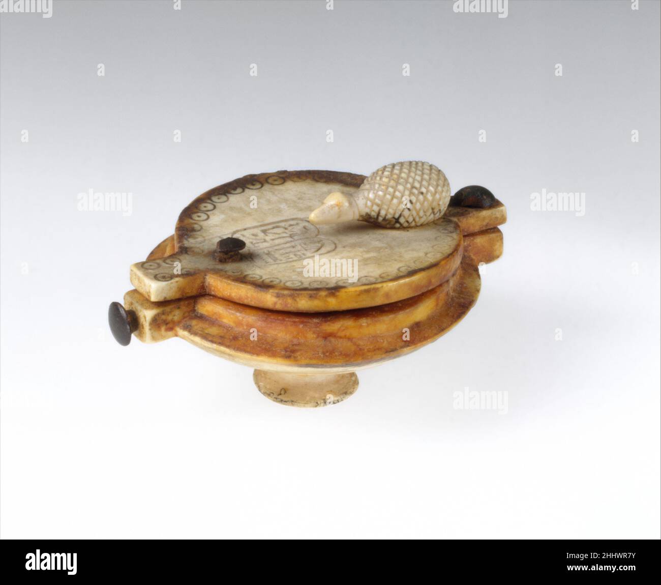 Ivory Unguent Box of Queen Nefertari ca. 1279–1213 BC New Kingdom ...