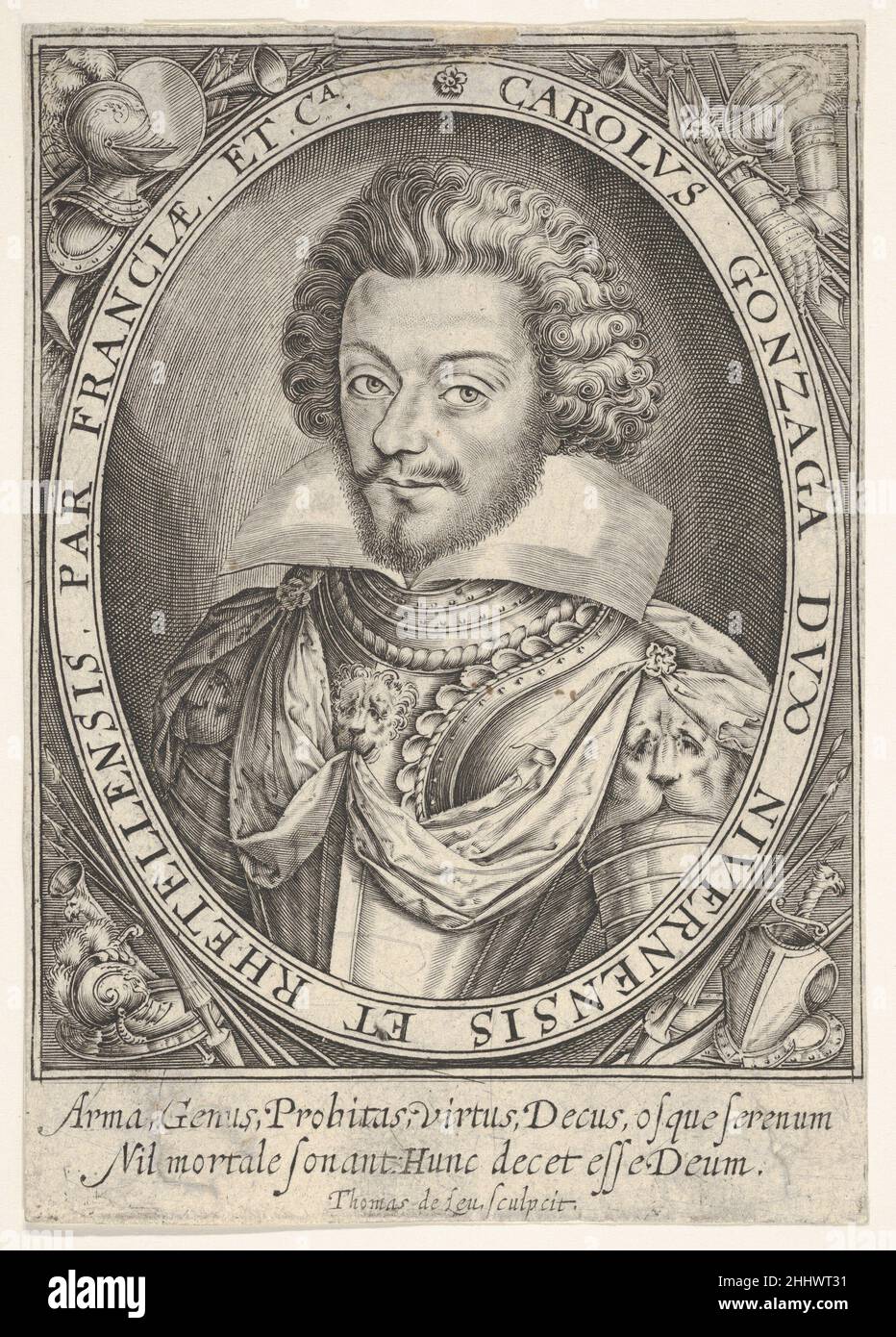 Charles de Gonzague, Duc de Nevers 16th–17th century Thomas de Leu ...