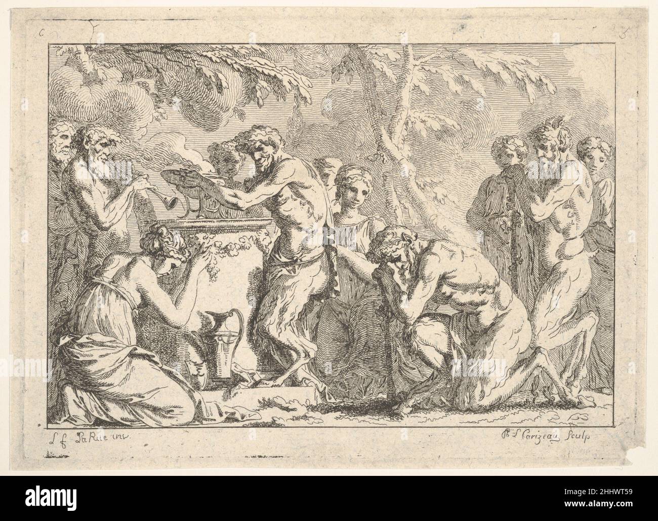 Ancient Sacrifice 18th century Philippe Louis Parizeau French. Ancient ...
