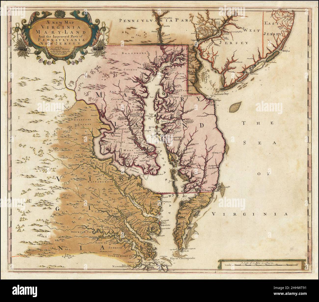 1689 map hi-res stock photography and images - Alamy
