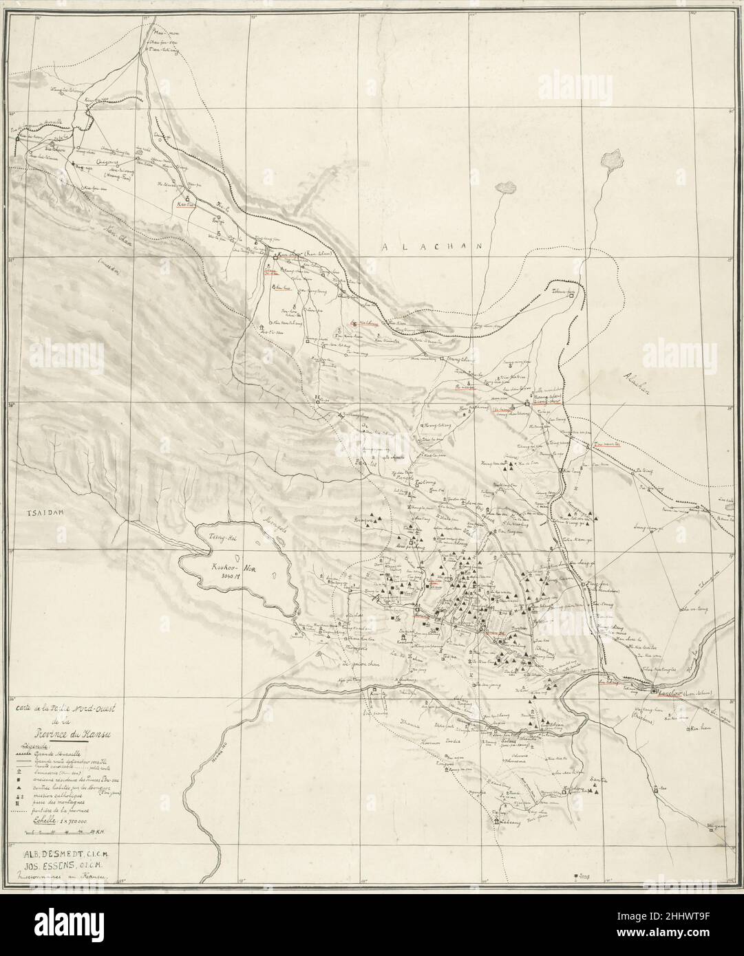 Gansu Map High Resolution Stock Photography and Images - Alamy