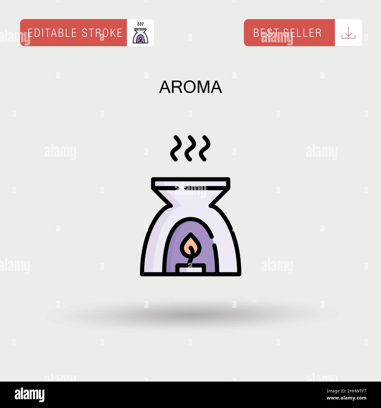 Aroma diffuser glass bottle Stock Vector Images - Alamy