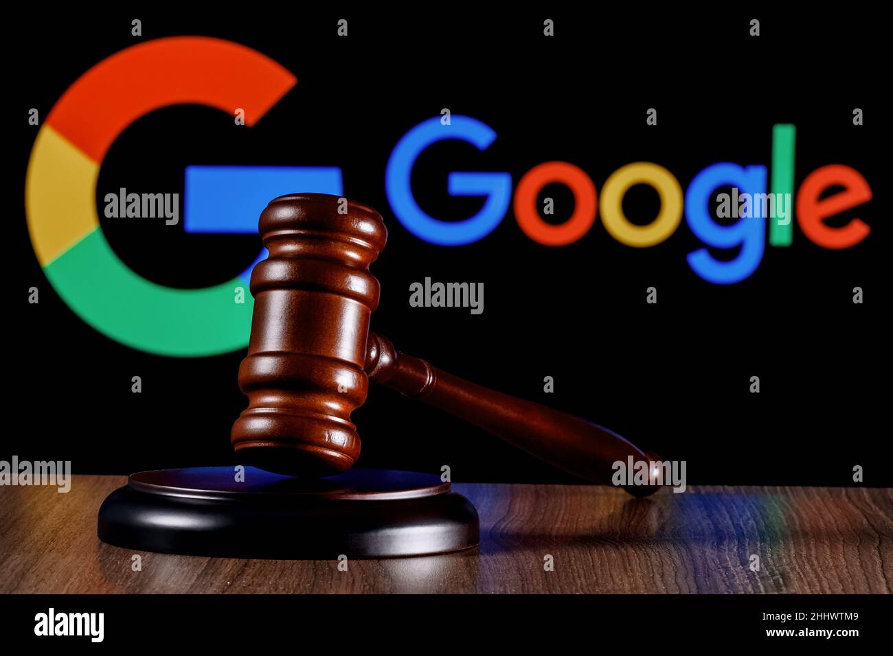 Alphabet google logo hi-res stock photography and images - Alamy