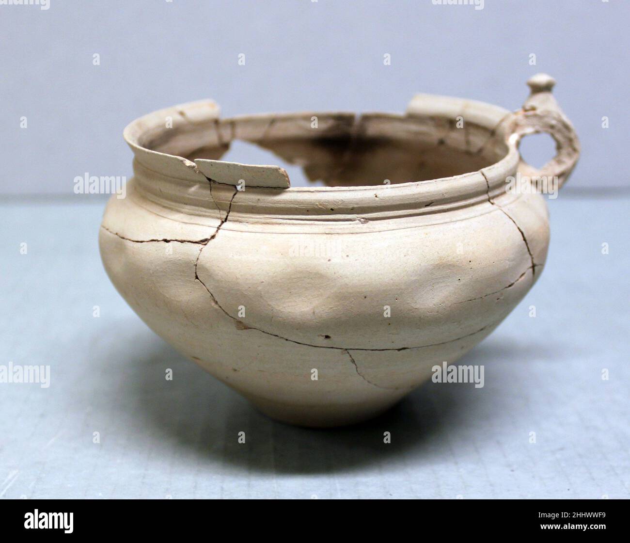 Cup 10th century. Cup. 10th century. Earthenware; slip covered and ...