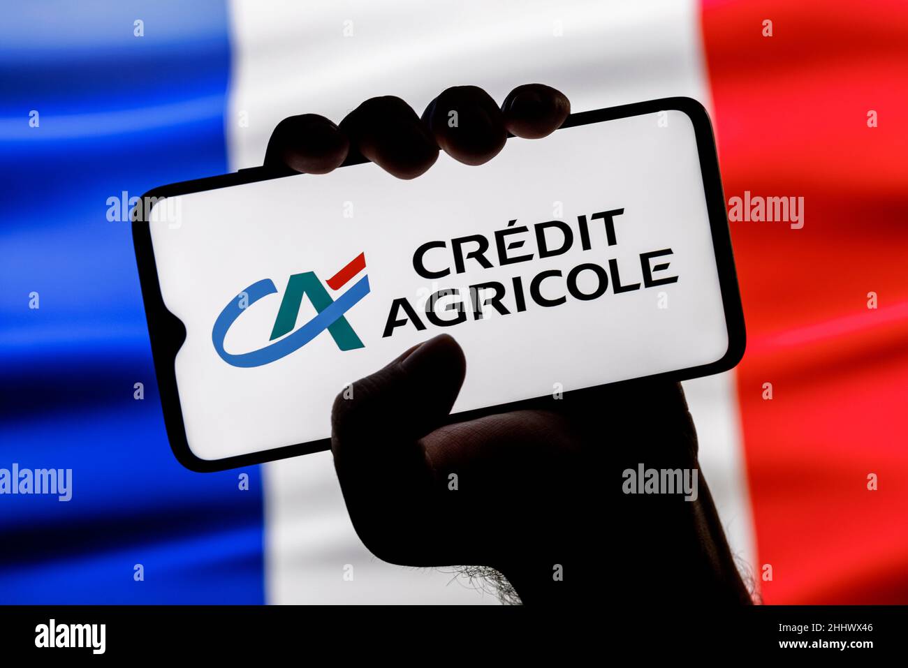 Credit agricole logo hi-res stock photography and images - Alamy