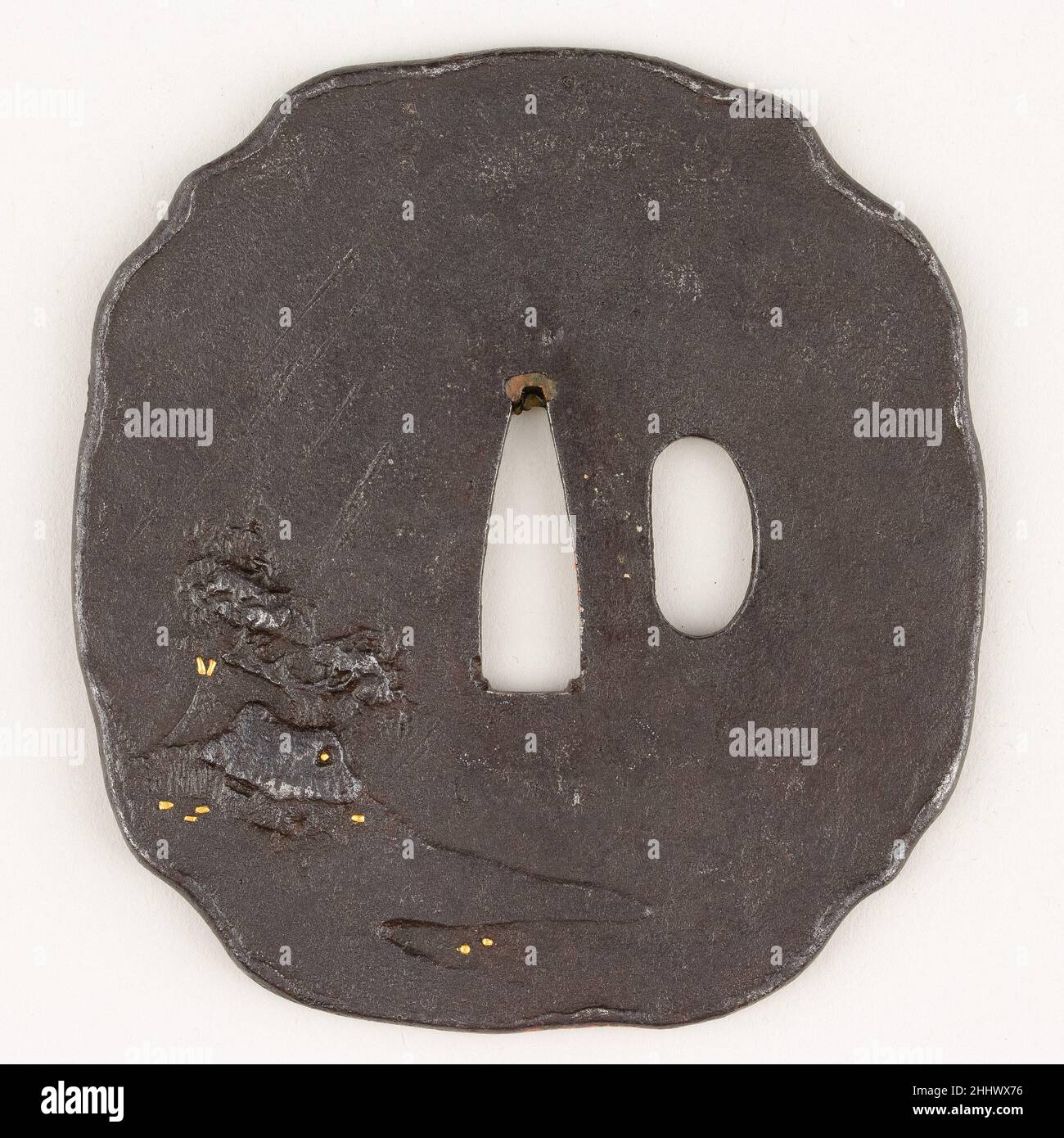 Sword Guard (Tsuba) 1600–1625 Japanese A tsuba is a sword guard and ...