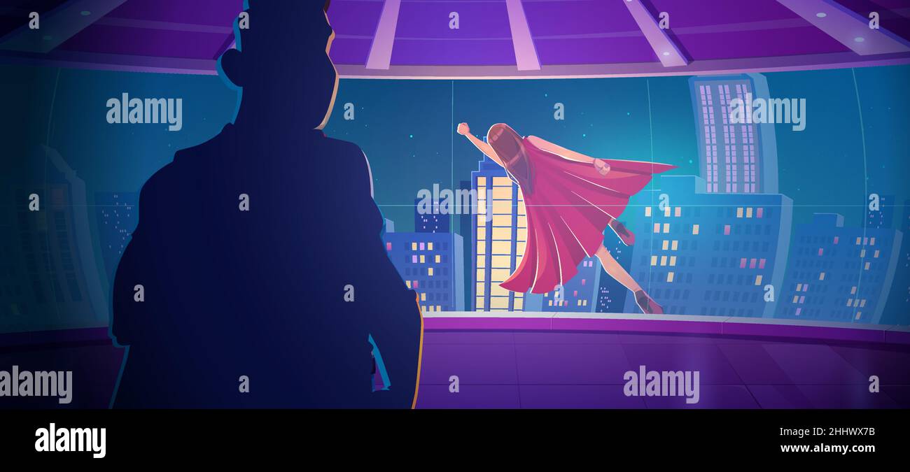 Superhero movie Stock Vector Images - Alamy