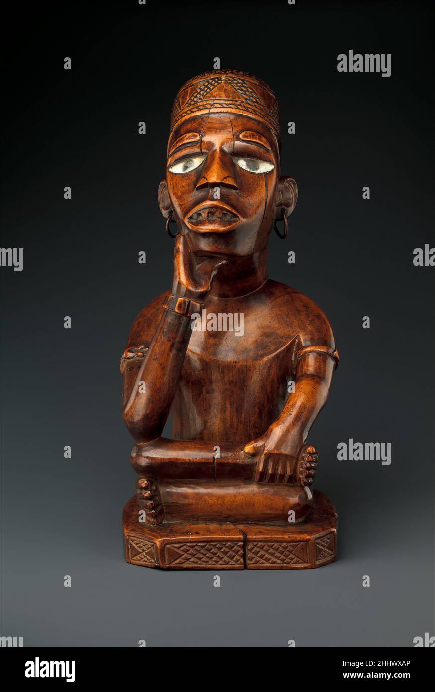 Seated Male Figure mid to late 19th century Kongo peoples, Kakongo ...