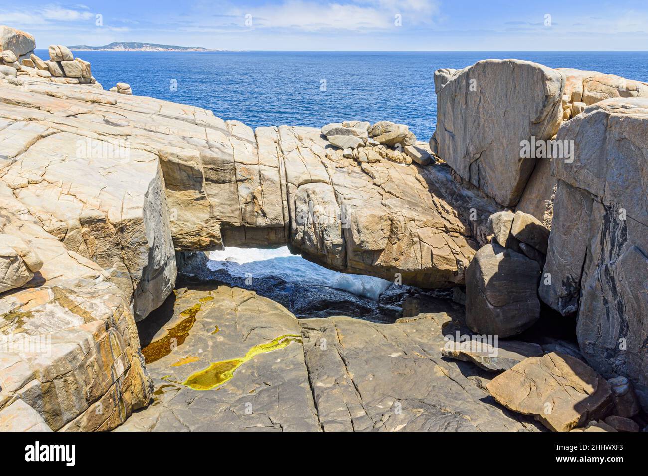 Banded Gneiss granite rocks forming the popular tourist attraction of ...