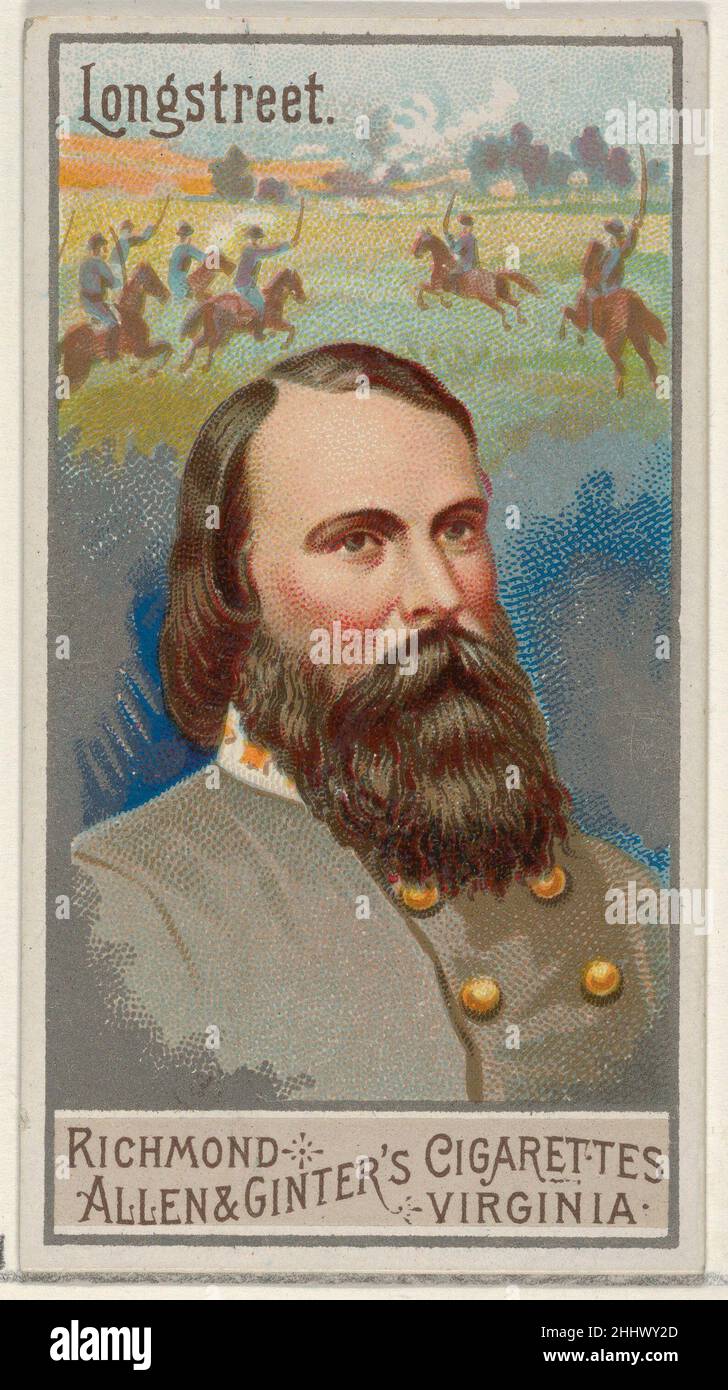 James Longstreet, from the Great Generals series (N15) for Allen ...