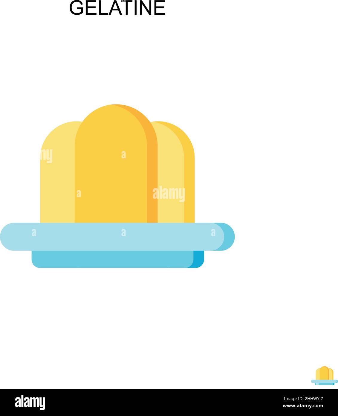 Gelatine white background Stock Vector Images - Alamy