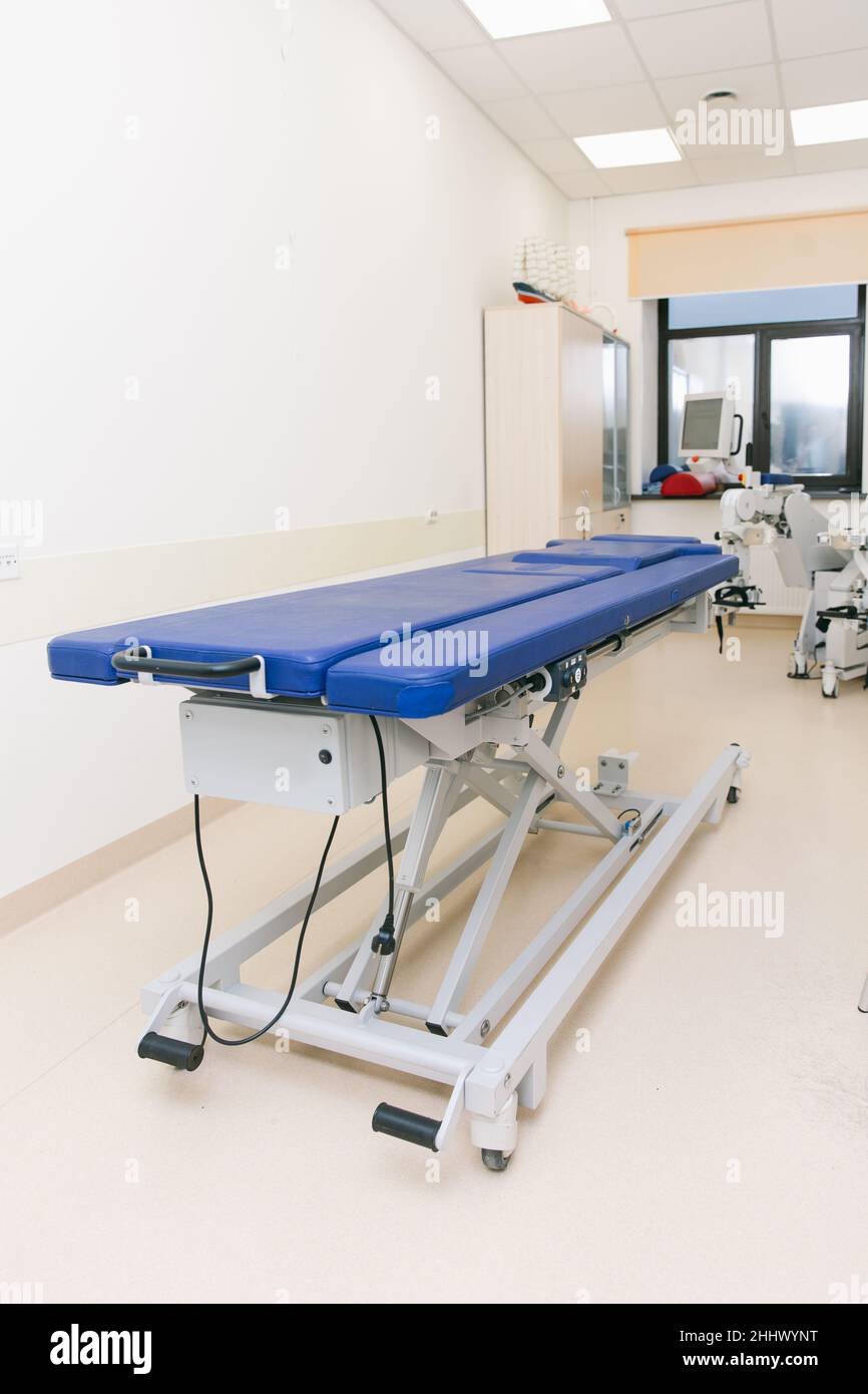 Hospital diagnostic room. Modern medical equipment, preventional ...