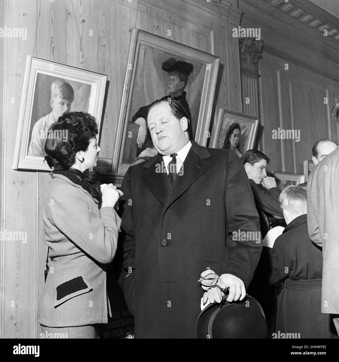 Derek Fowler A.R.C.A gave an exhibition of his picture portraits and ...