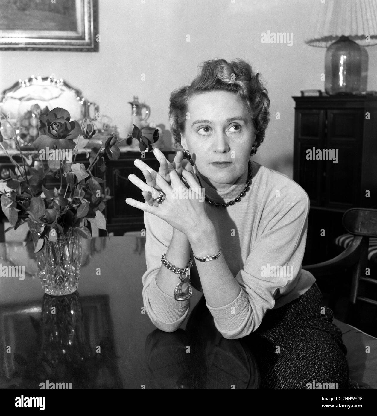 Odette Churchill. 6th November 1953.Odette Churchill. 6th November 1953 ...