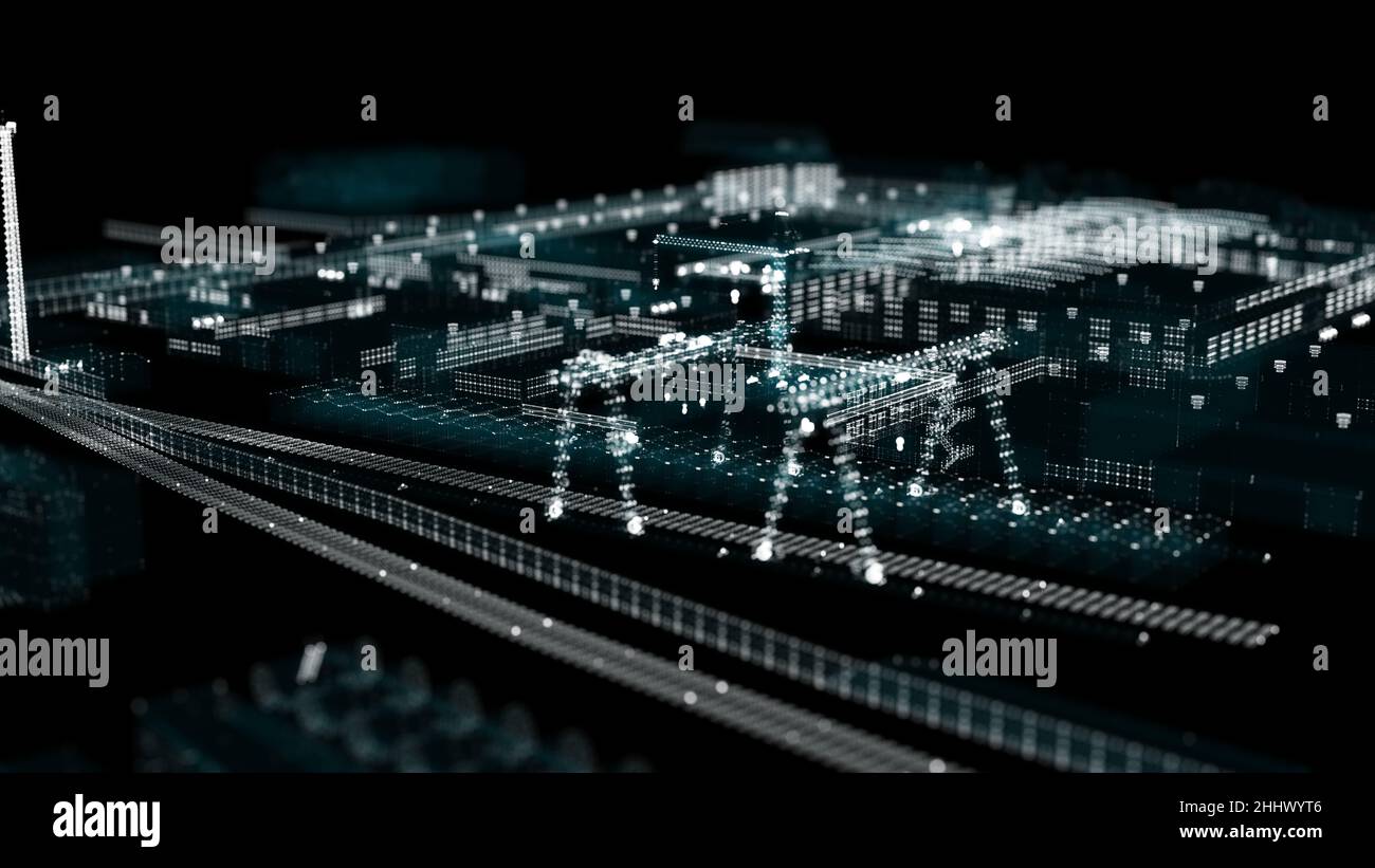 Industrial technology concept. Industry 4.0 Stock Photo - Alamy
