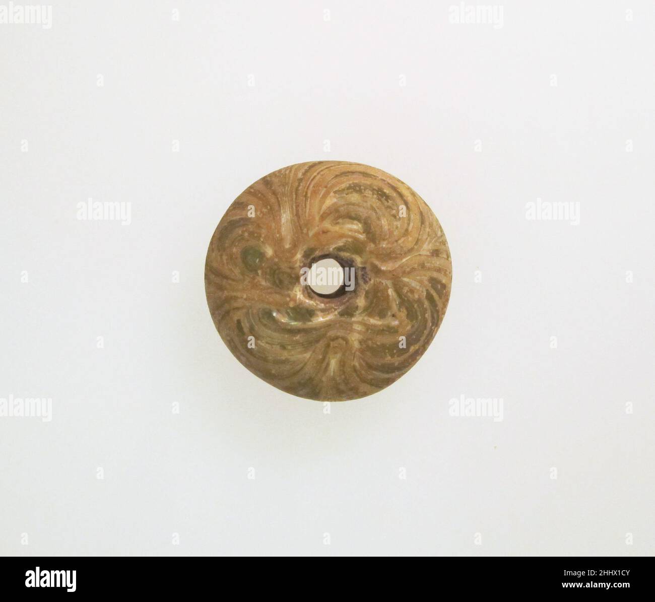 Glass spindle whorl ca. 5th–7th century A.D. Possibly Merovingian ...