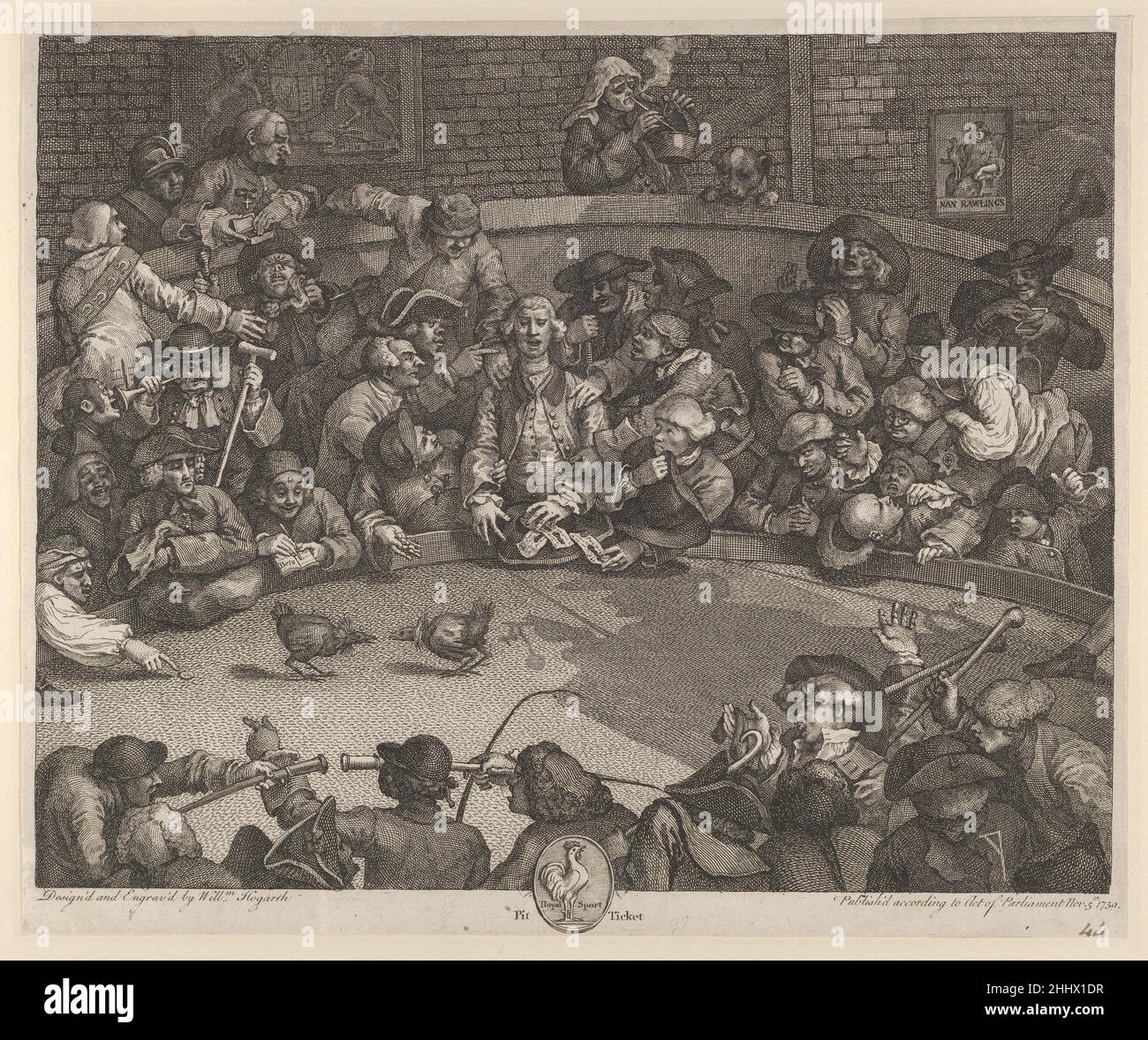 The Cockpit November 5, 1759 William Hogarth British. The Cockpit ...