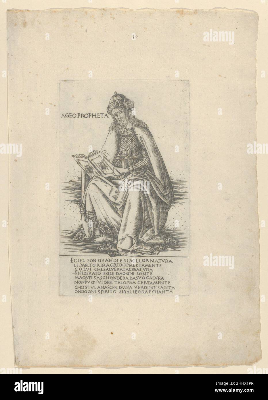 The Prophet Haggai, from Prophets and Sibyls 1480–90 Francesco Rosselli ...