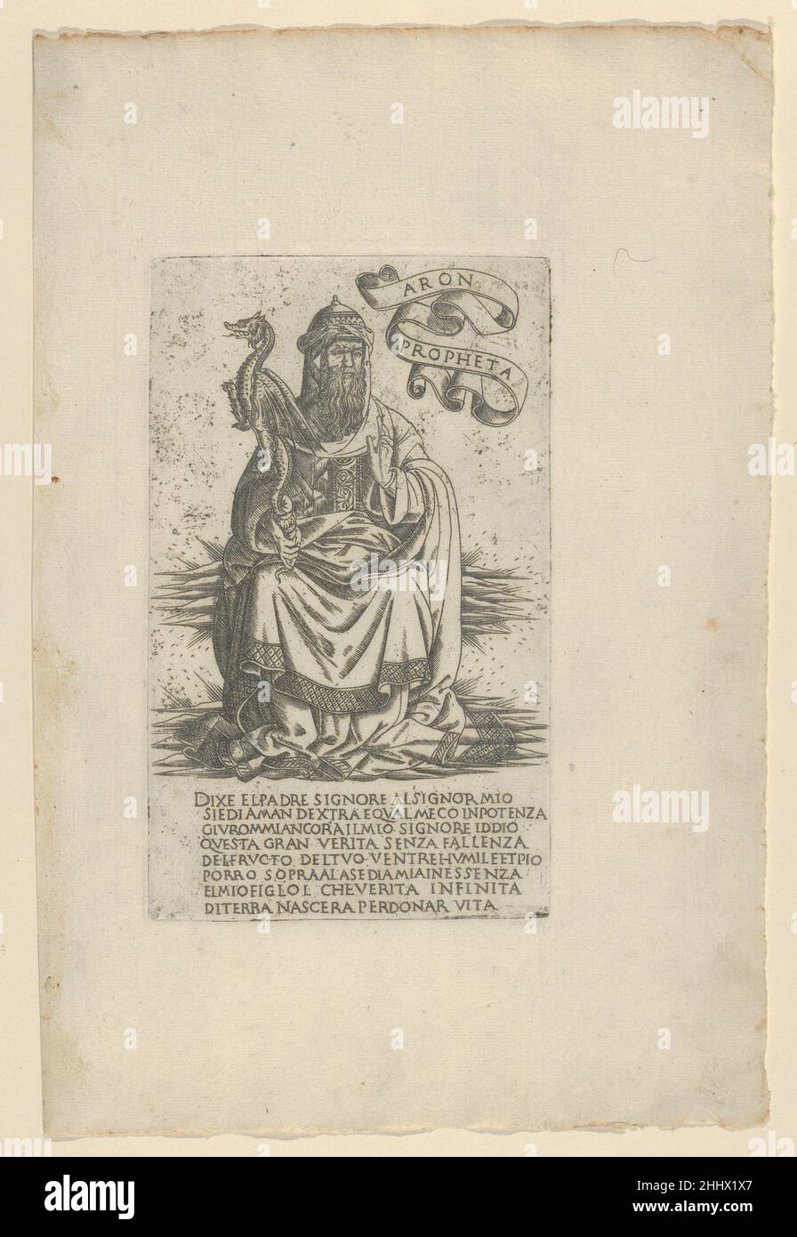 The Prophet Aaron, from Prophets and Sibyls 1480–90 Francesco Rosselli ...