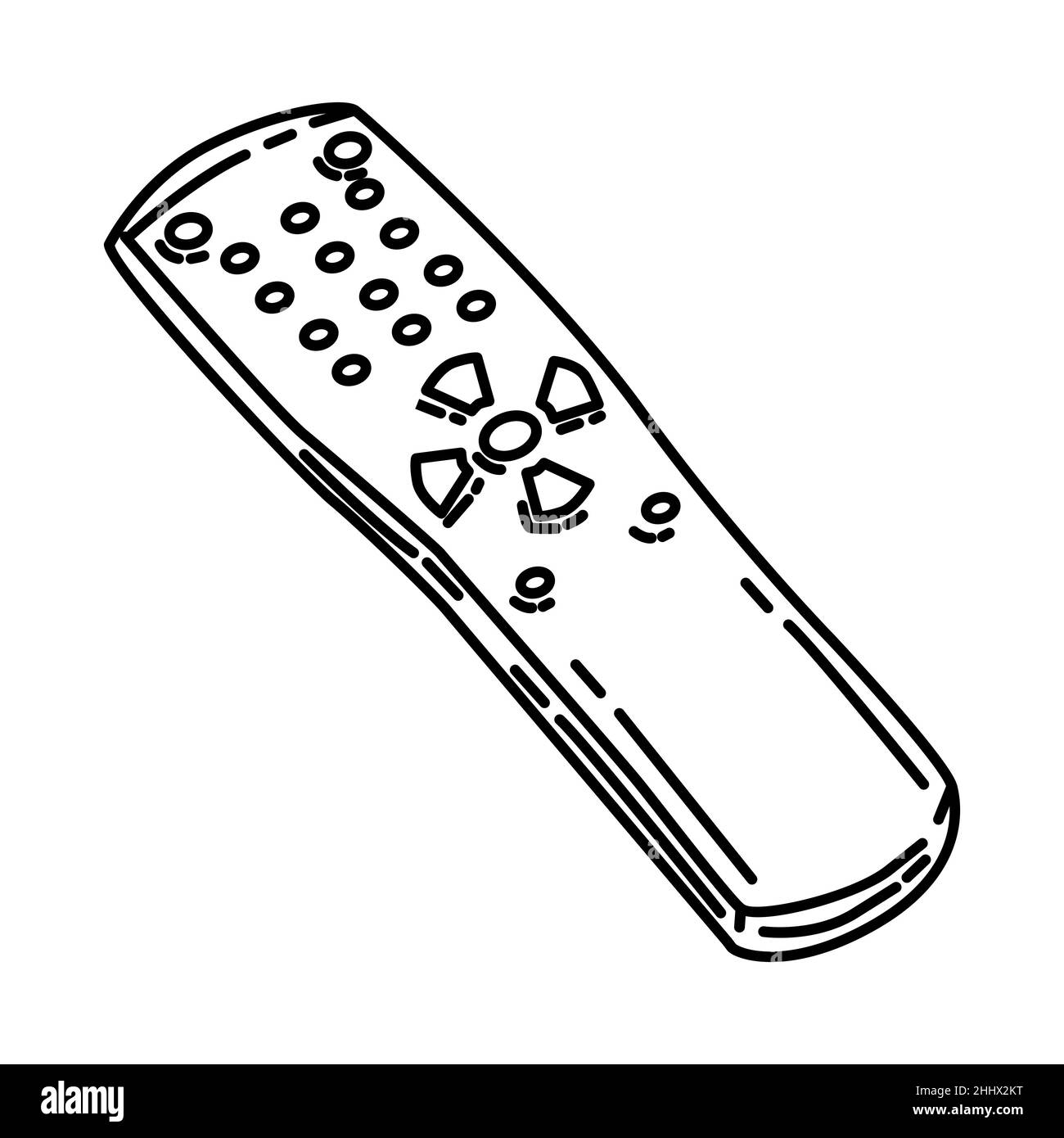 Remote Control Icon With Hand