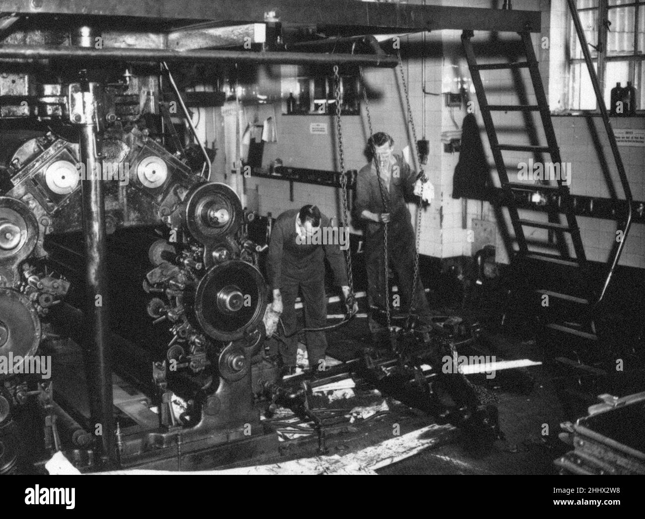 Industry engineer 1950s Black and White Stock Photos & Images - Alamy