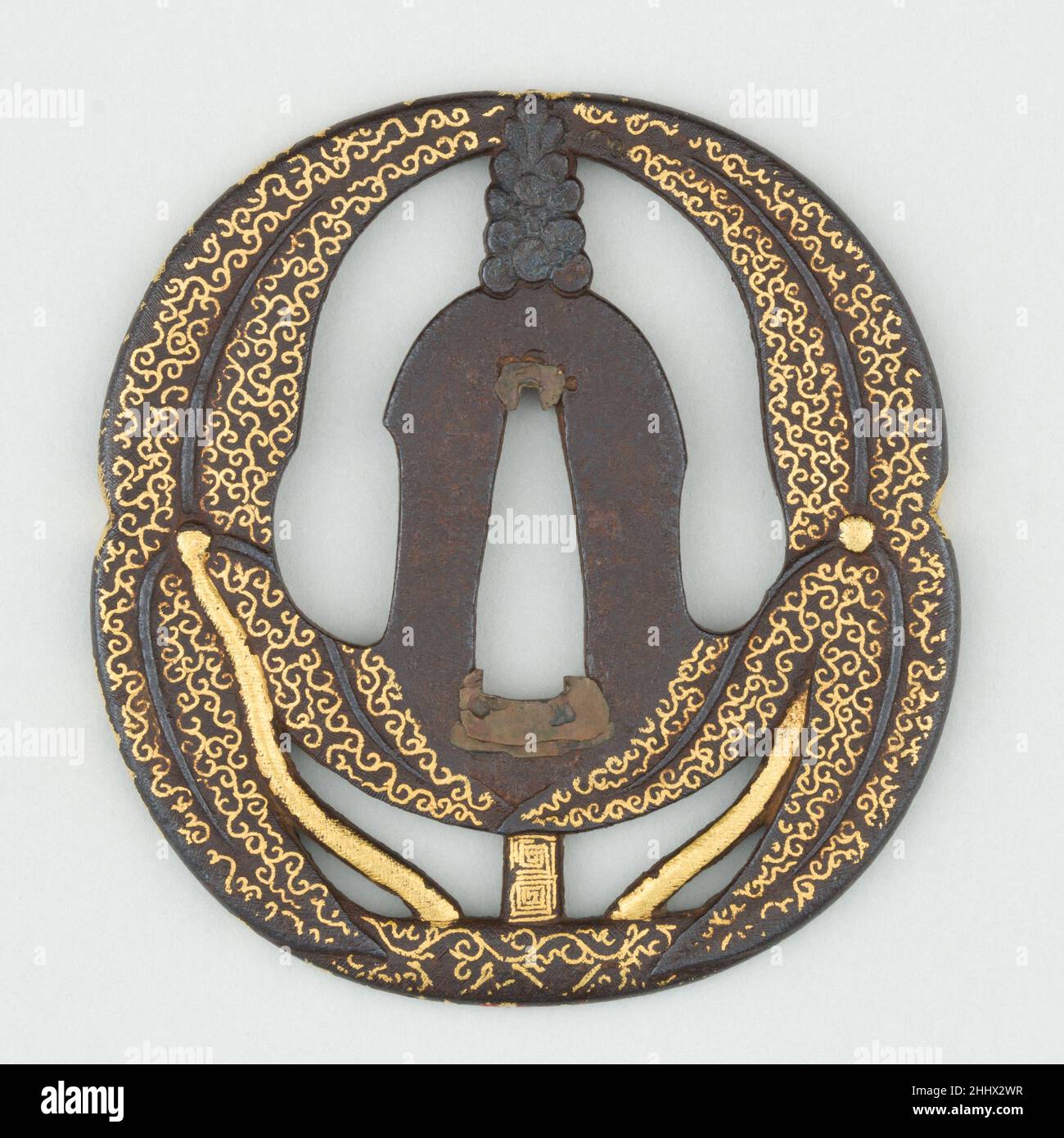 Sword Guard (Tsuba) 17th century Japanese A tsuba is a sword guard and ...