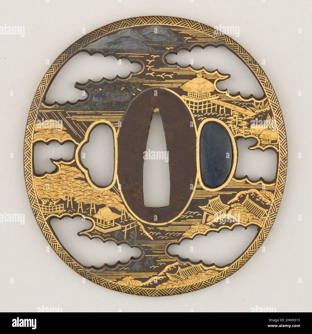 Sword Guard (Tsuba) 18th century Japanese A tsuba is a sword guard and ...