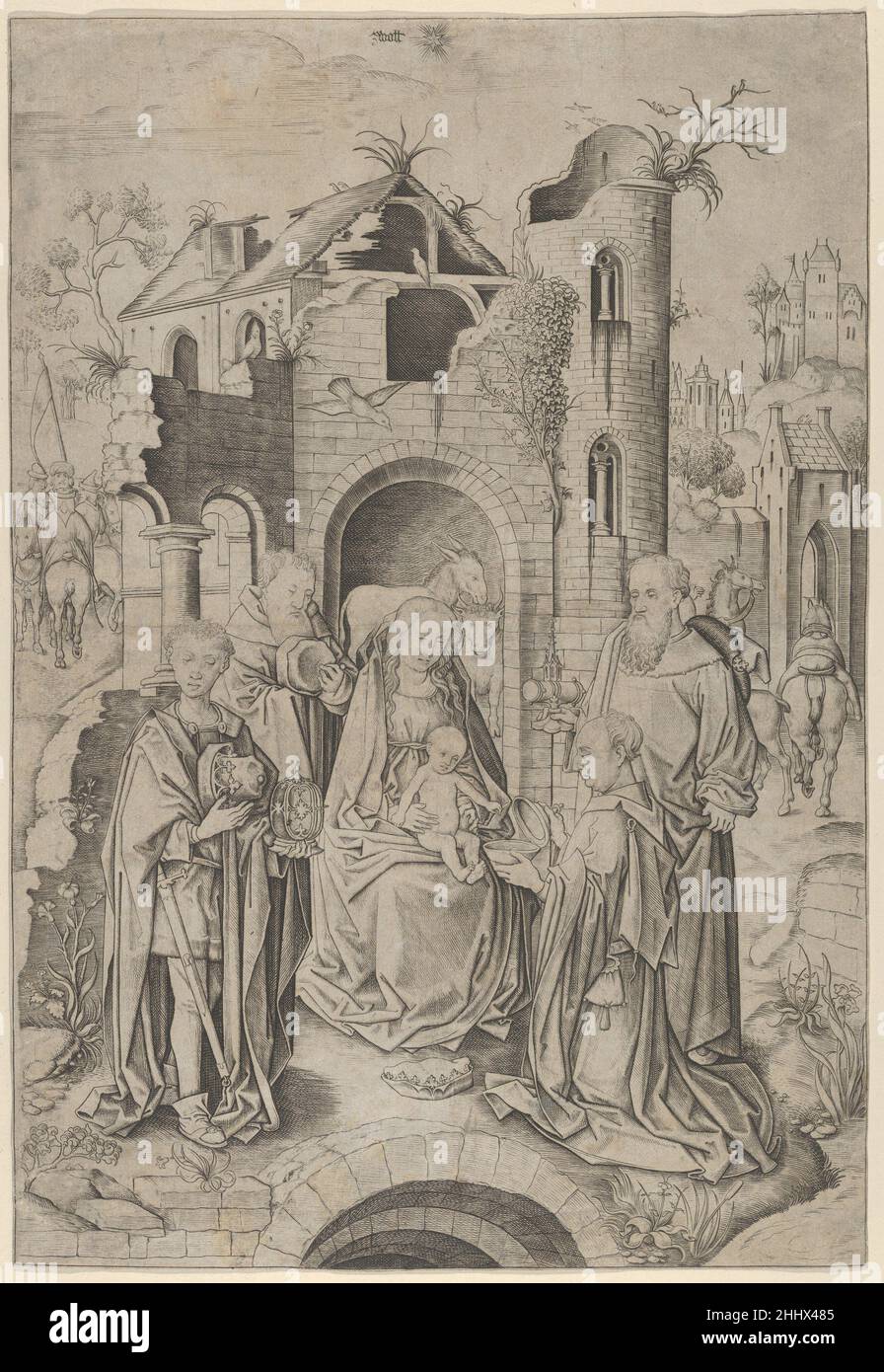 Adoration of the Magi late 15th century Master IAM of Zwolle Netherlandish. Adoration of the ...
