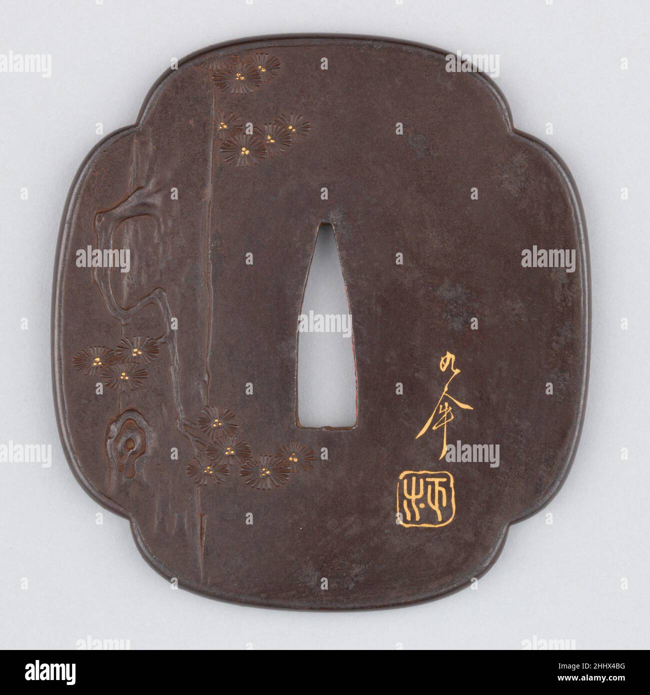 Sword Guard (Tsuba) ca. 1615–1868 Japanese A tsuba is a sword guard and ...