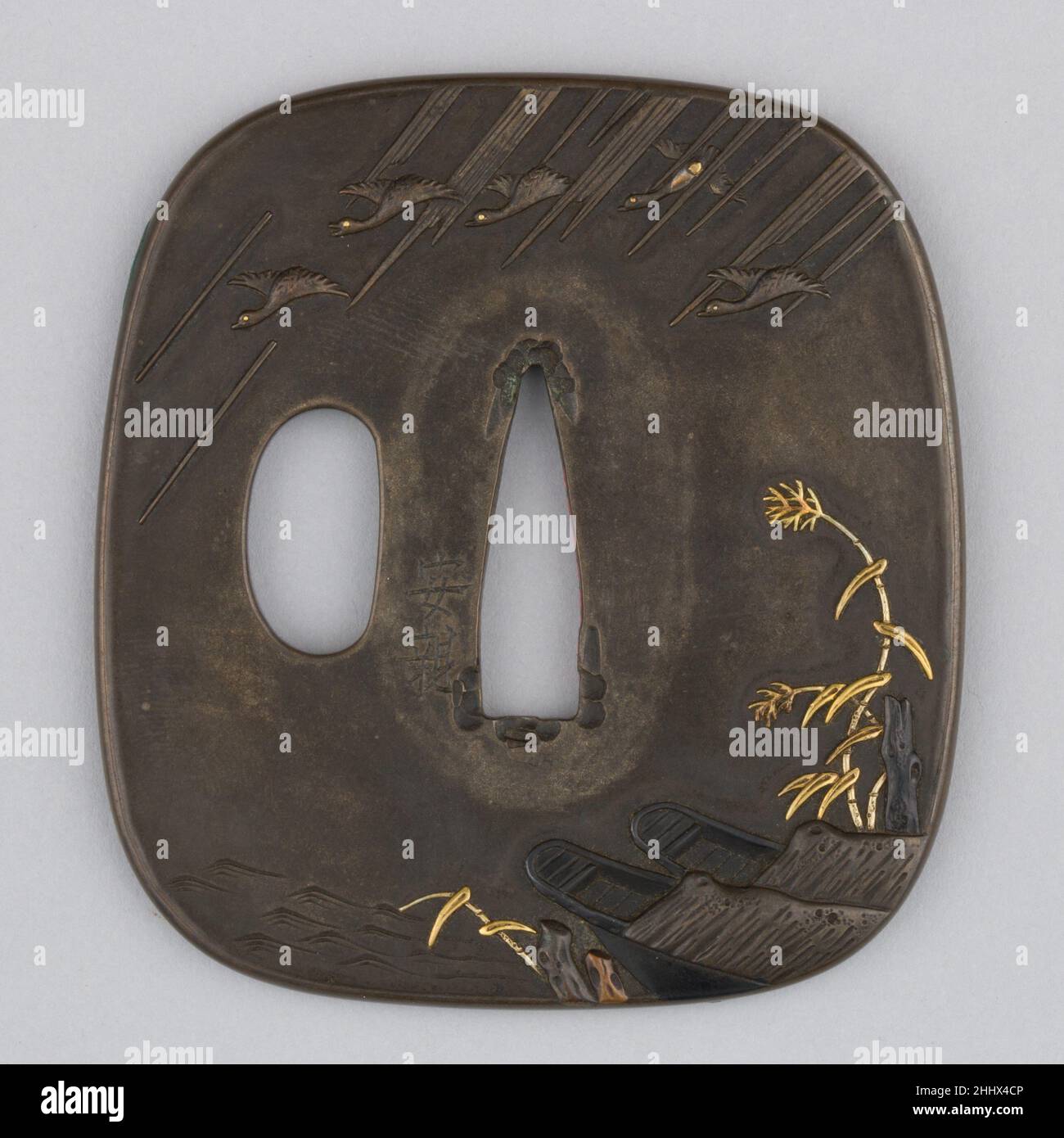 Sword Guard (Tsuba) ca. 1615–1868 Japanese A tsuba is a sword guard and ...