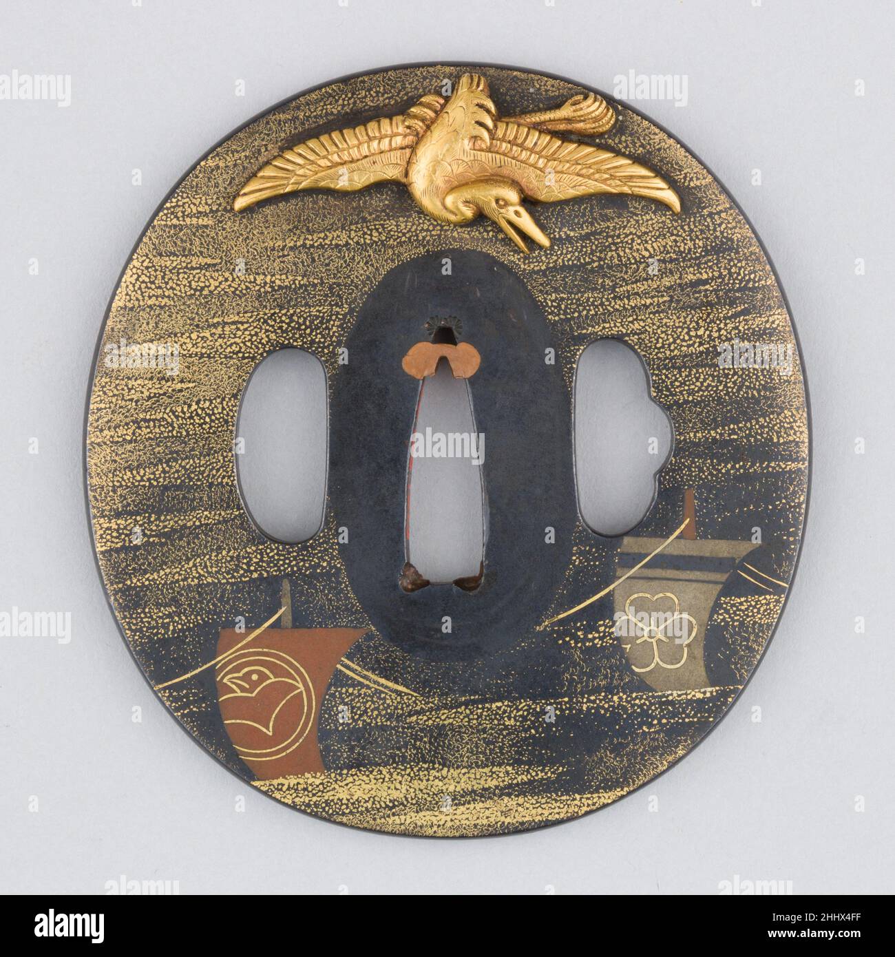 Sword Guard (Tsuba) ca. 1615–1868 Japanese A tsuba is a sword guard and ...