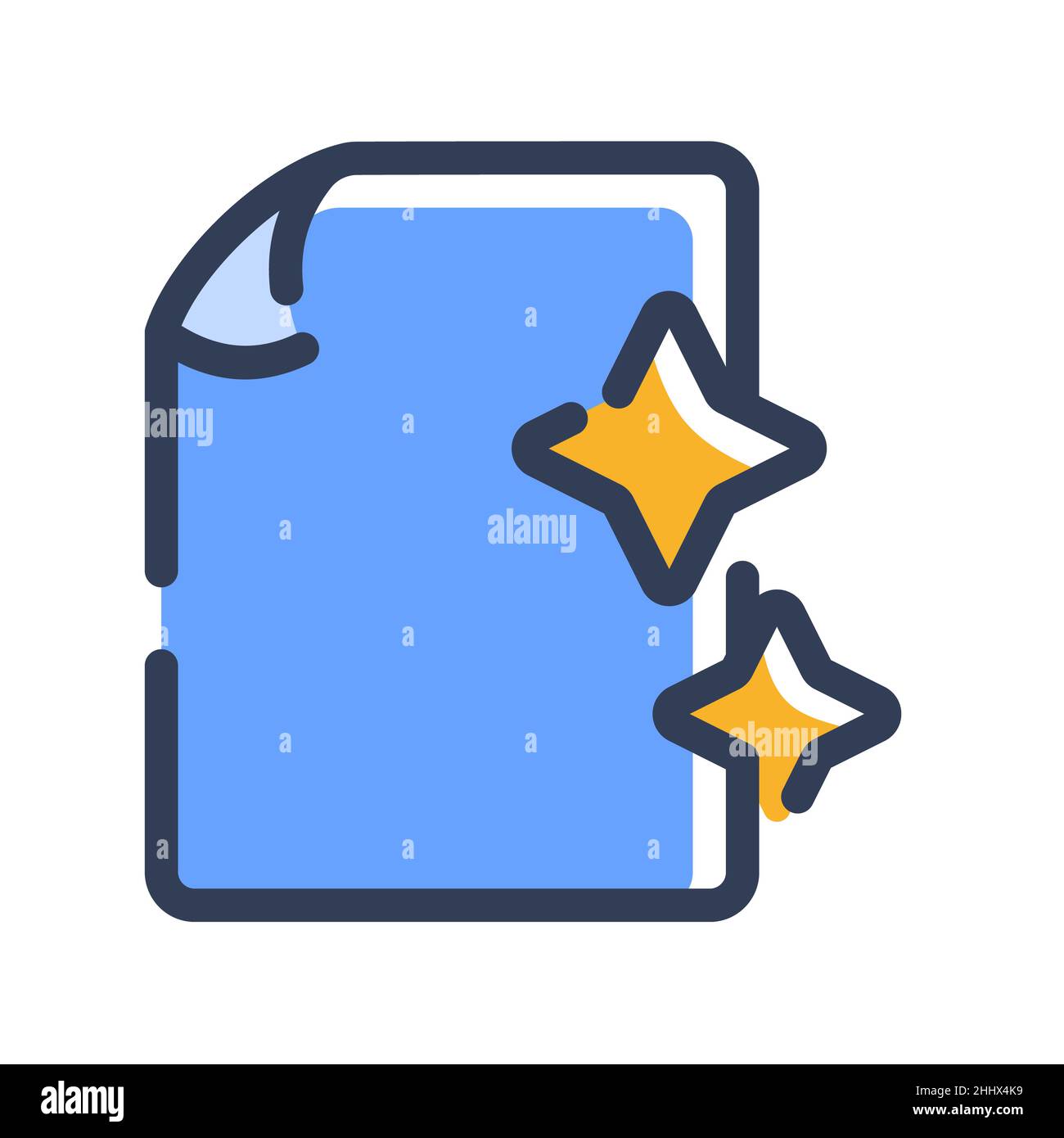 new document file paper blank single isolated icon with dash or dashed ...
