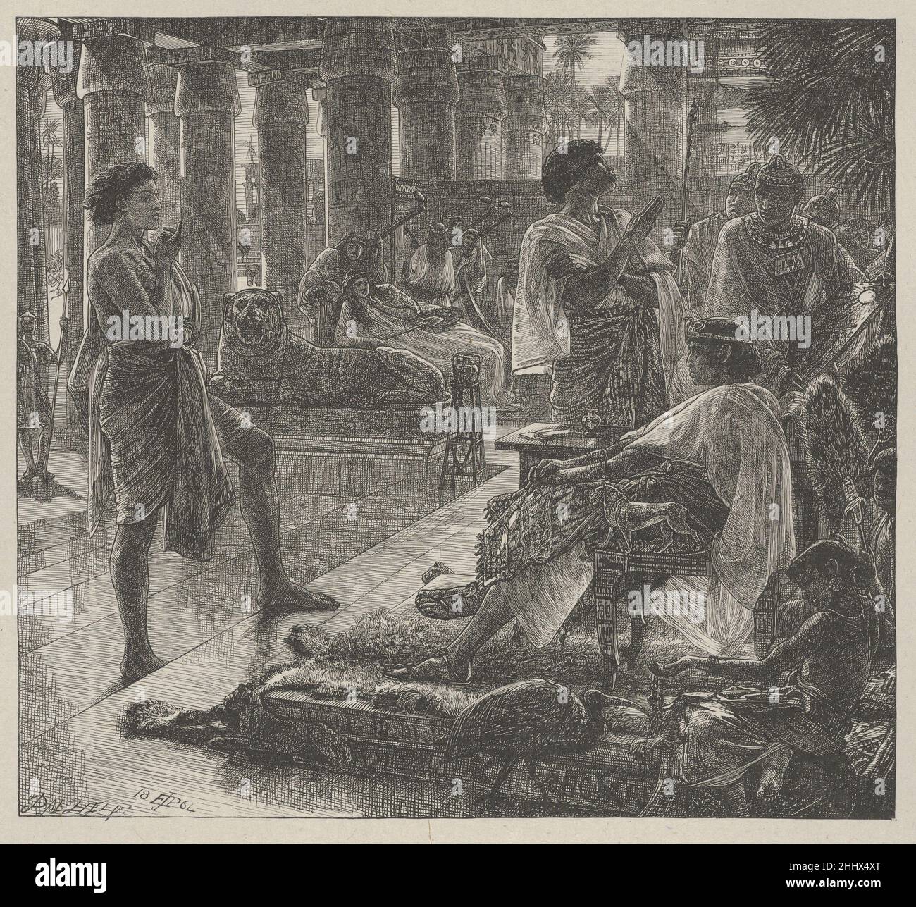 Joseph Before Pharoah 1864–81 After Sir Edward John Poynter British ...