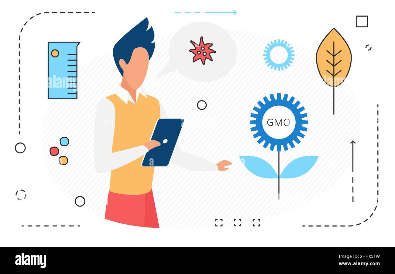 Science research on gmo Stock Vector Images - Alamy