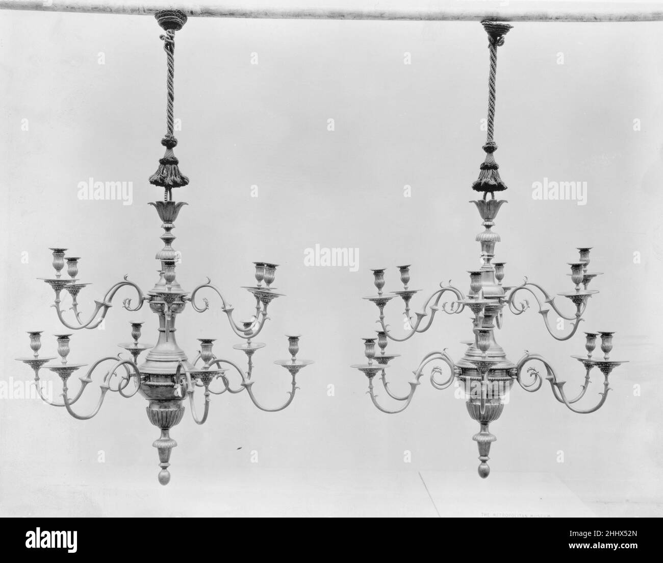 Historic chandelier Black and White Stock Photos & Images - Alamy