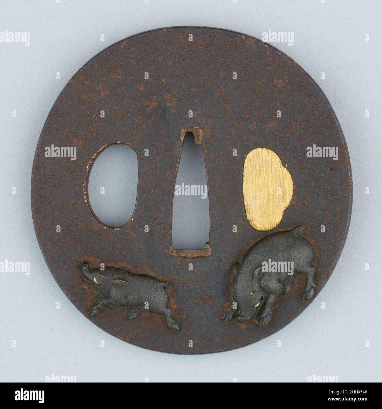 Sword Guard (Tsuba) ca. 1615–1868 Japanese A tsuba is a sword guard and ...