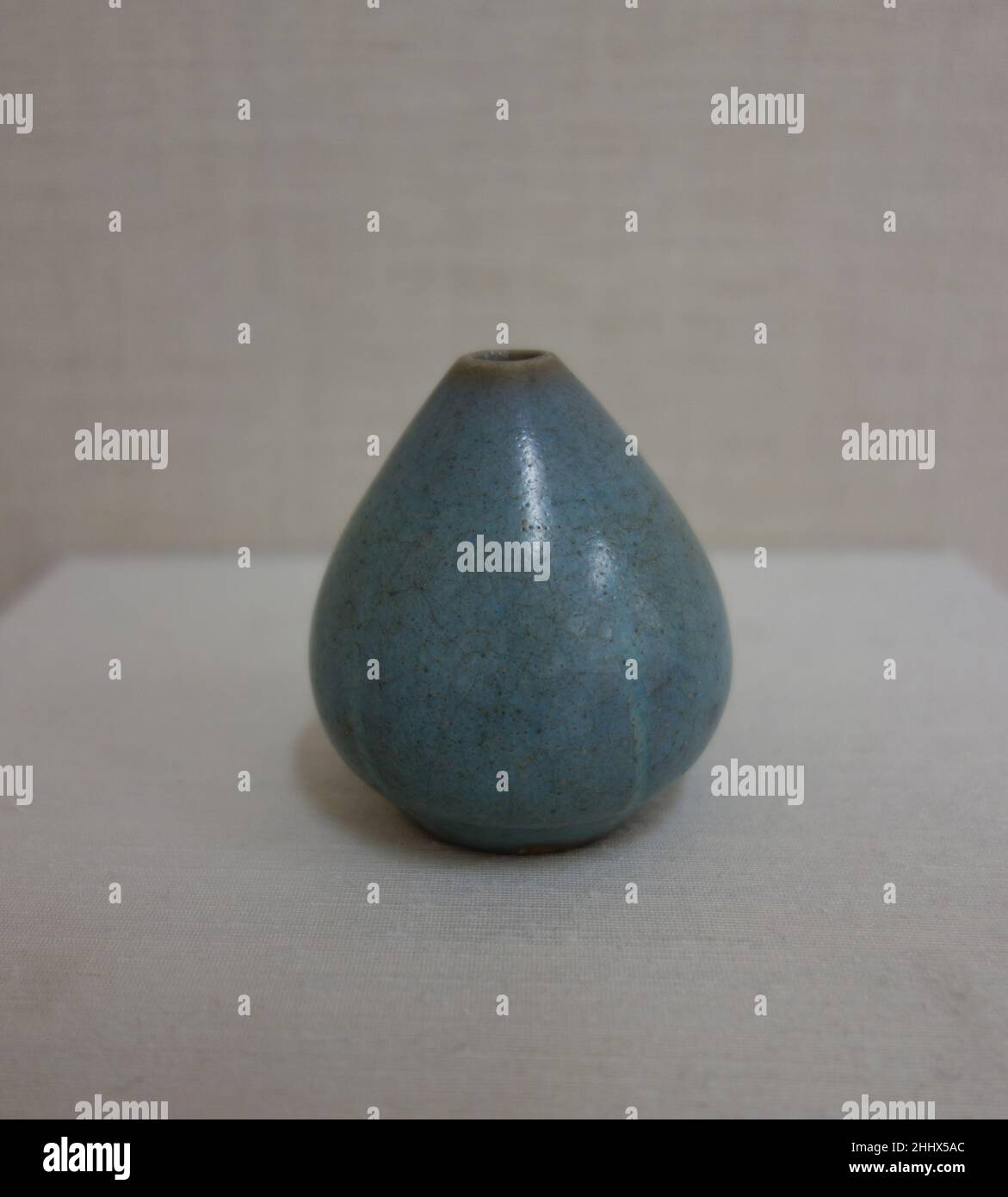 Water dropper China. Water dropper. China. Stoneware with blue-grey ...