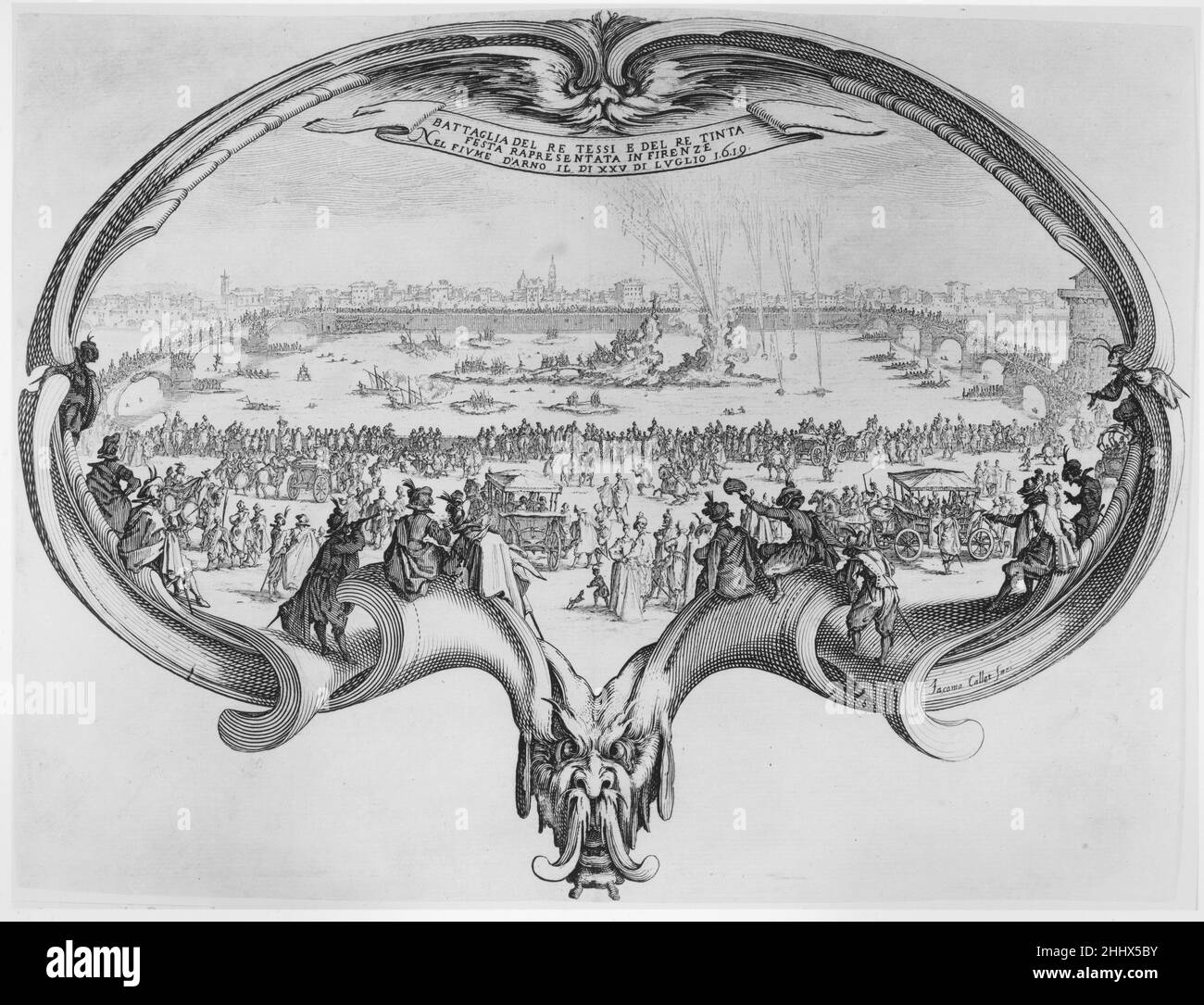 The Feast of Saint James, Florence, July 25, 1619 16th century Jacques ...