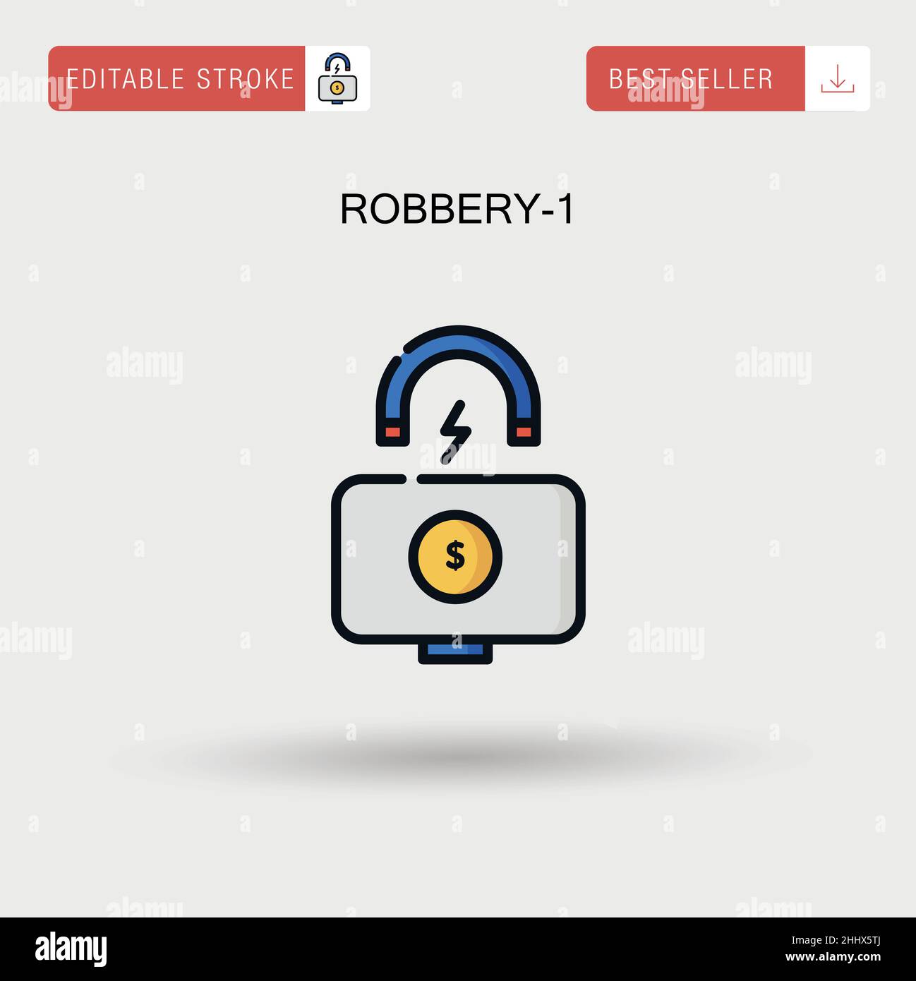 Robbery and burglary Stock Vector Images - Alamy