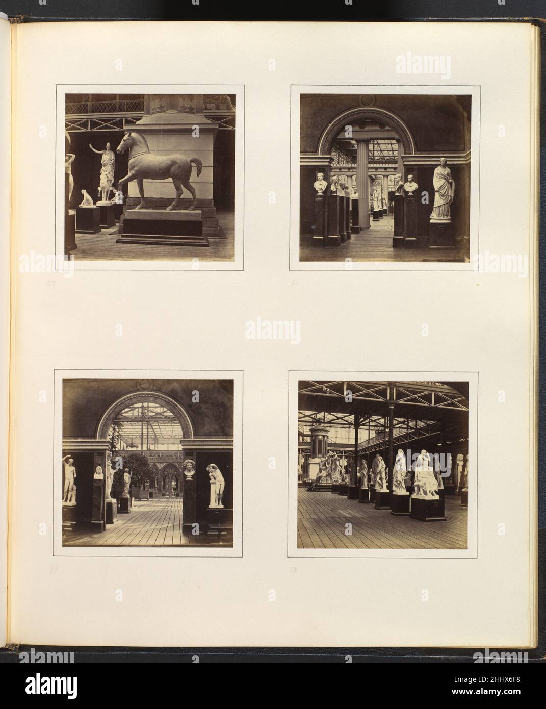 [Statue of a Horse; Roman Court, Portrait Busts of Emperors; Doorway of ...