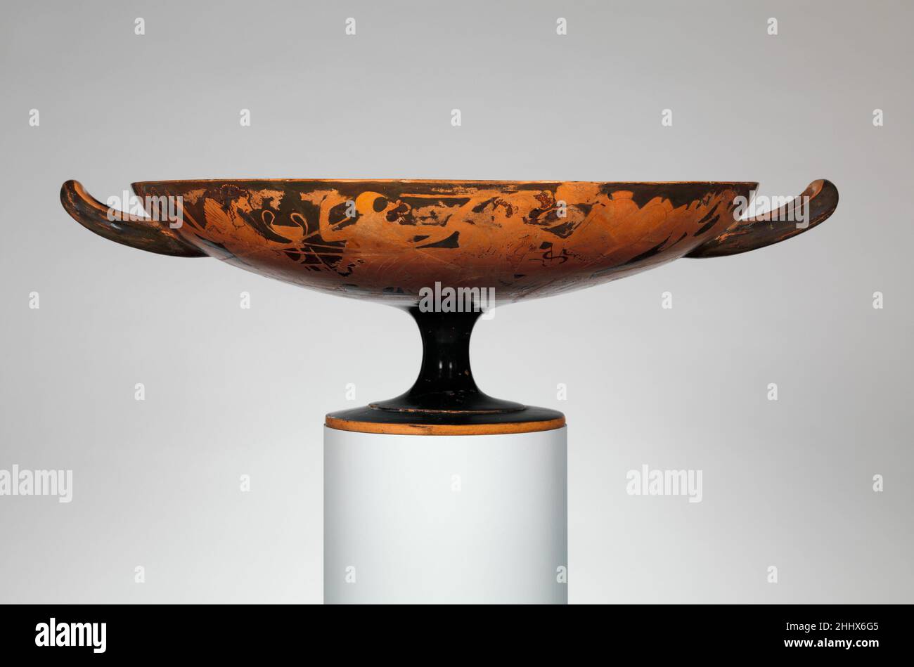 Terracotta kylix (drinking cup) ca. 490–480 B.C. Attributed to the ...