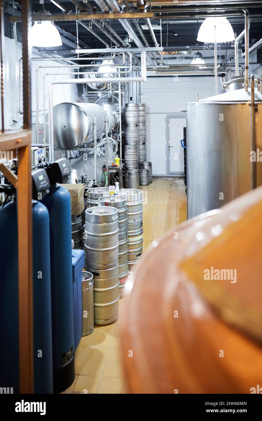 Equipment for the production of craft beer, containers for fermentation ...