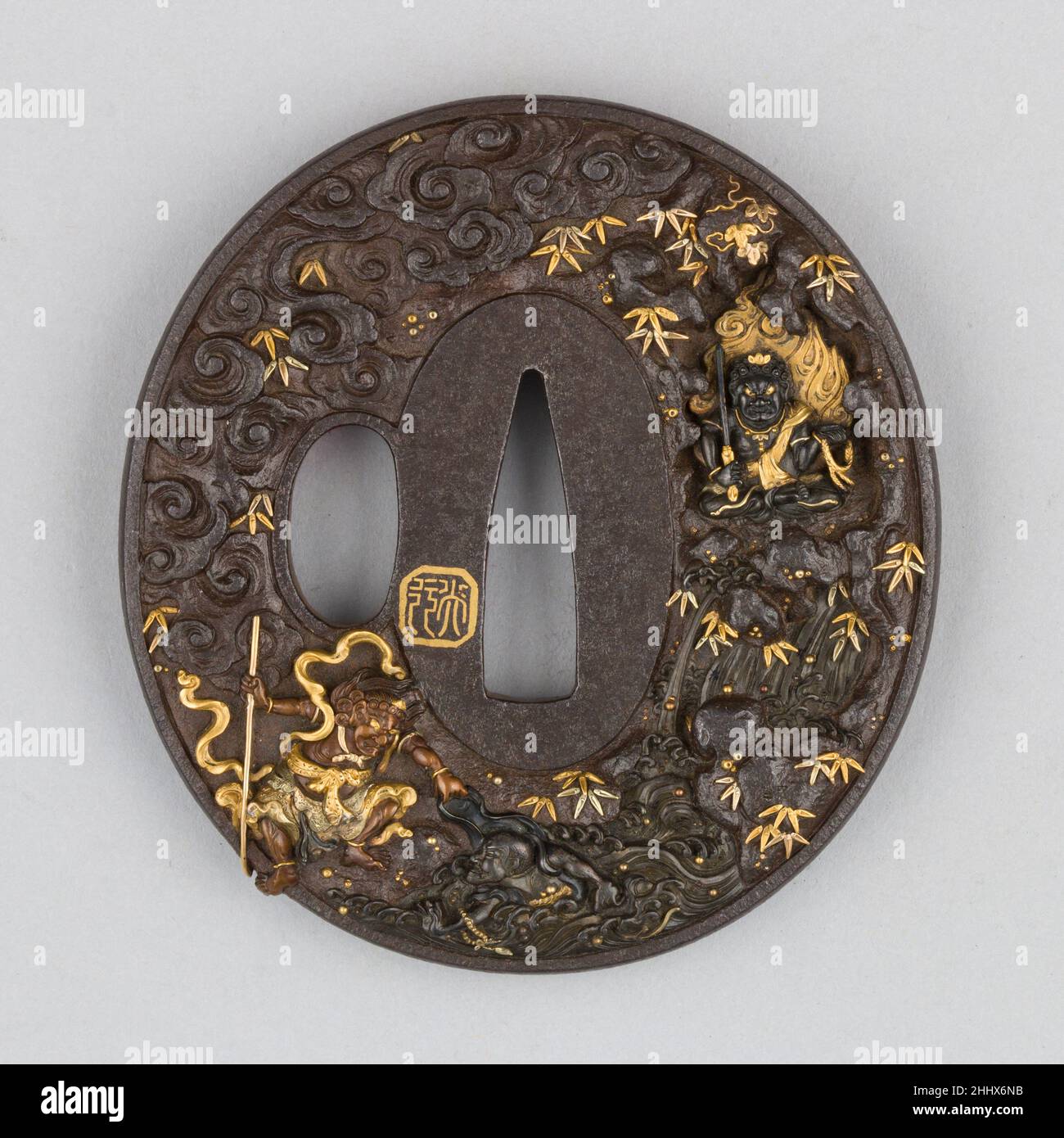 Sword Guard (Tsuba) 18th century Japanese A tsuba is a sword guard and ...