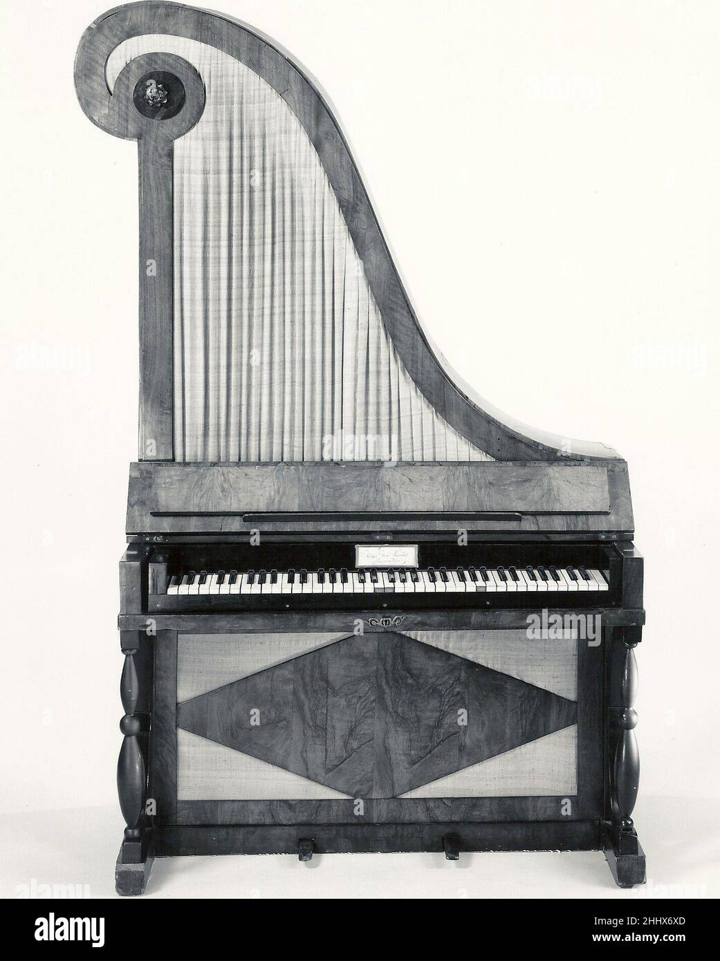 Upright (Giraffe) Piano 1810 Johann Jacob Könnicke Johann Jacob ...
