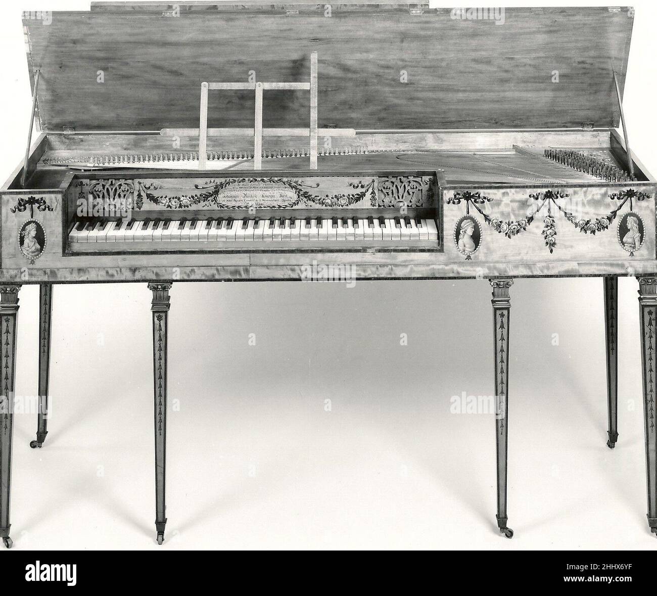 Square Piano 1790–1800 John Preston The Preston's were music publishers ...