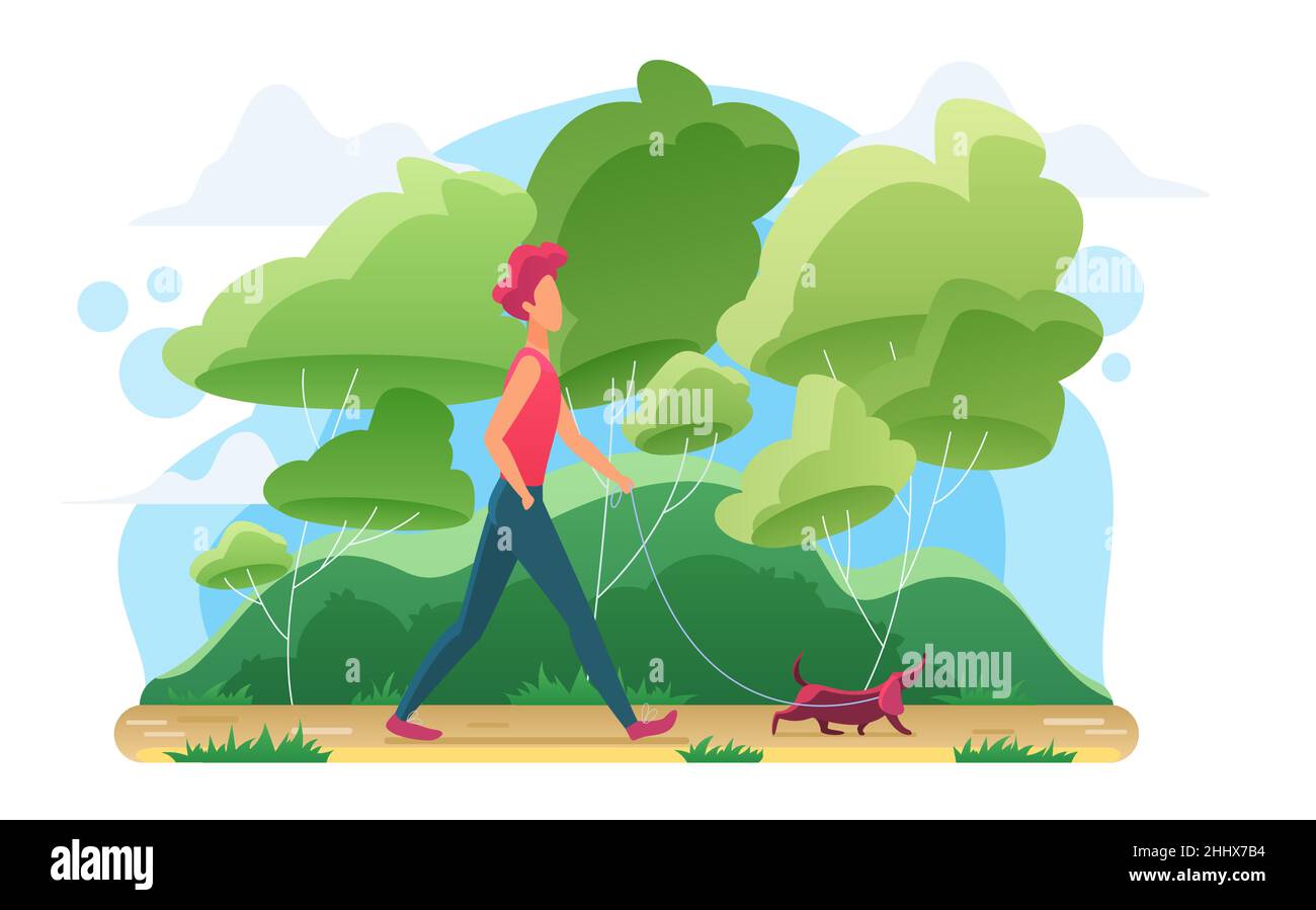 Service dog walking Stock Vector Images - Alamy