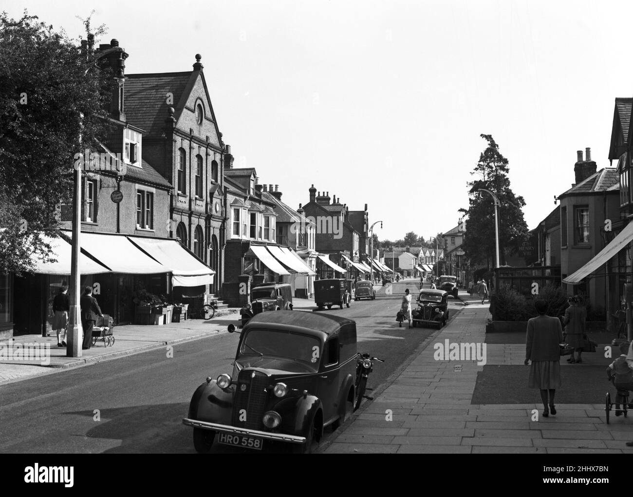 Marlowes street scene in Hemel Hempstead, Hertfordshire. 12th August ...